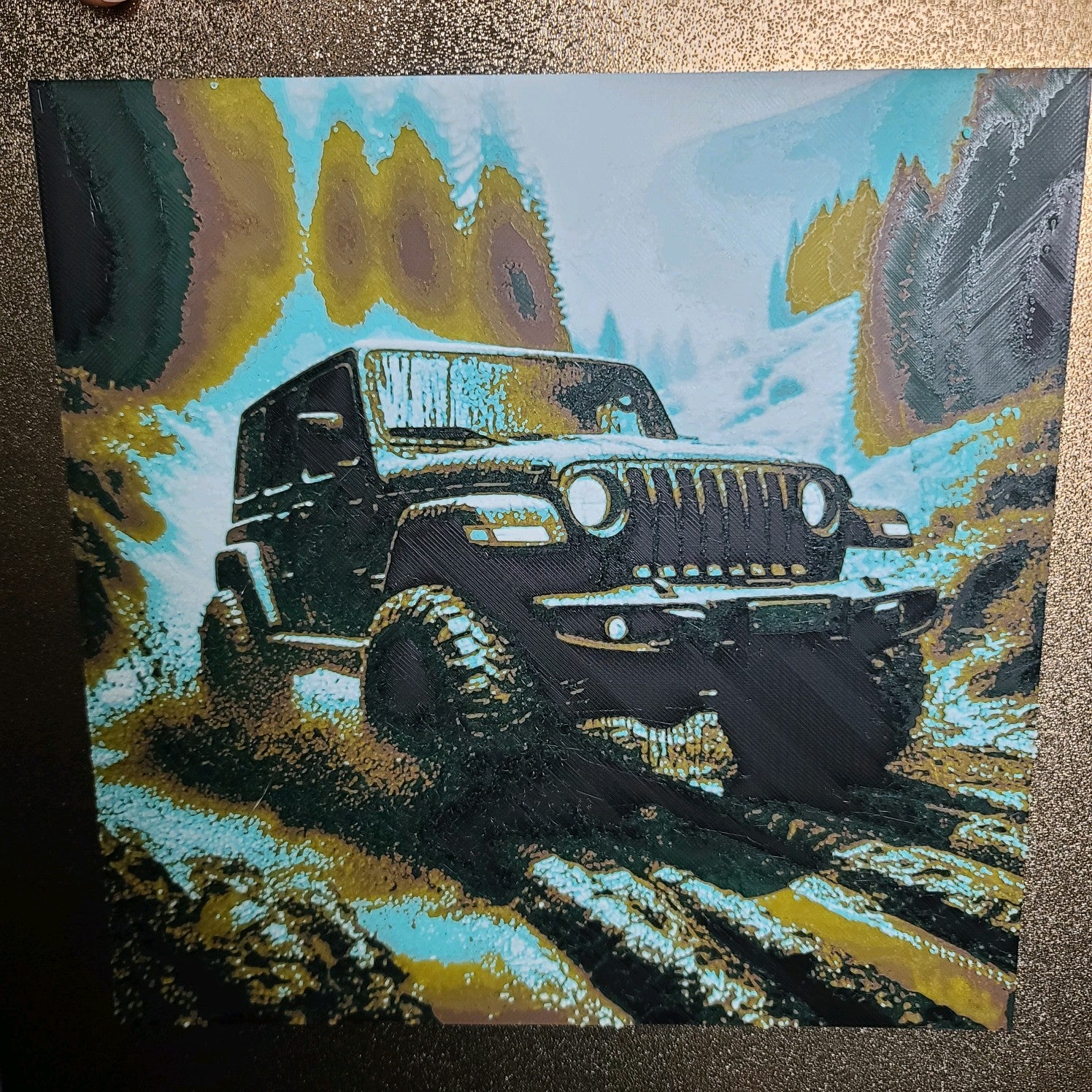 Jeep Off Road Hueforge Wall Art – SB Layered Creations
